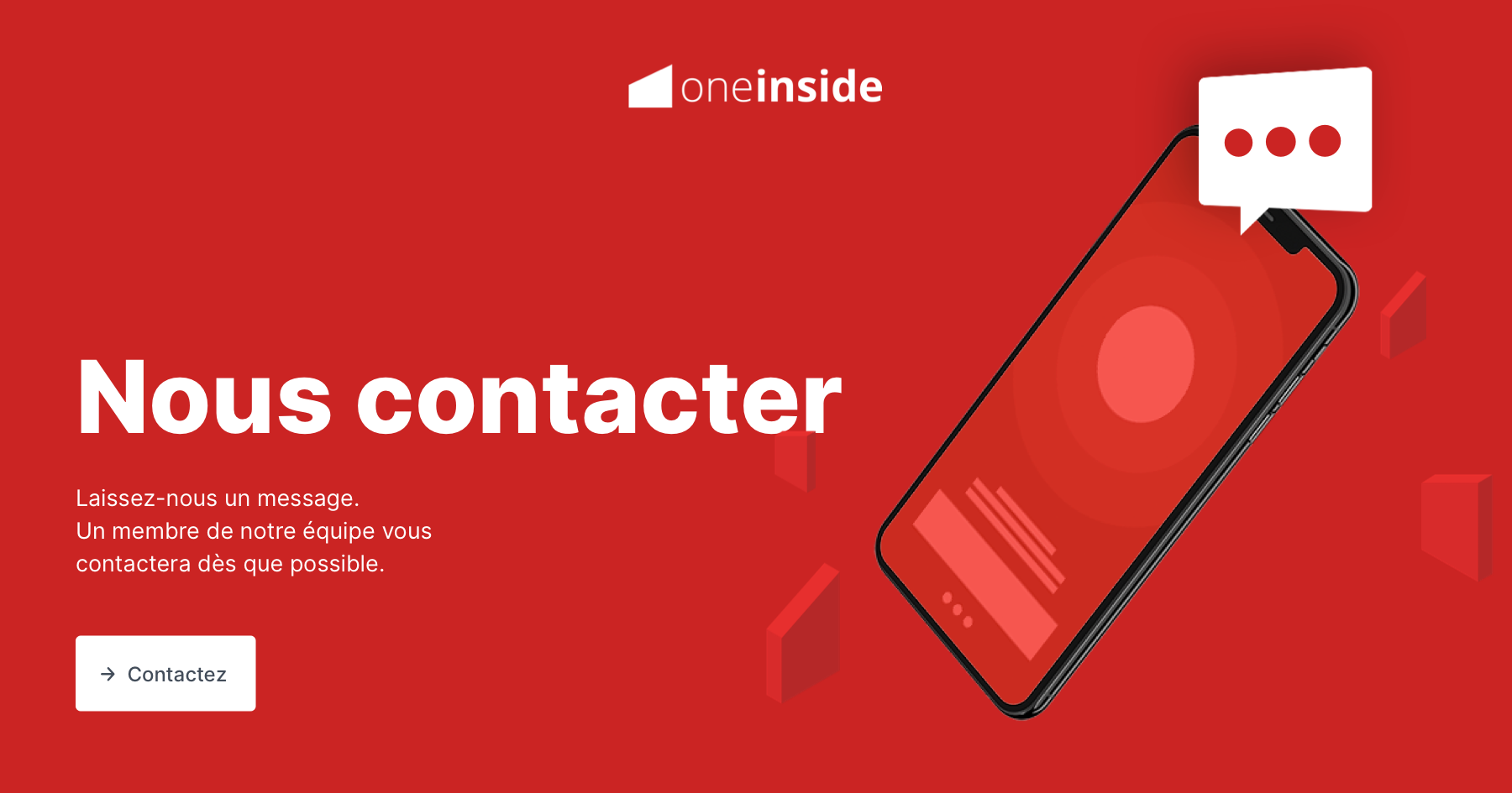 Nous contacter - One Inside