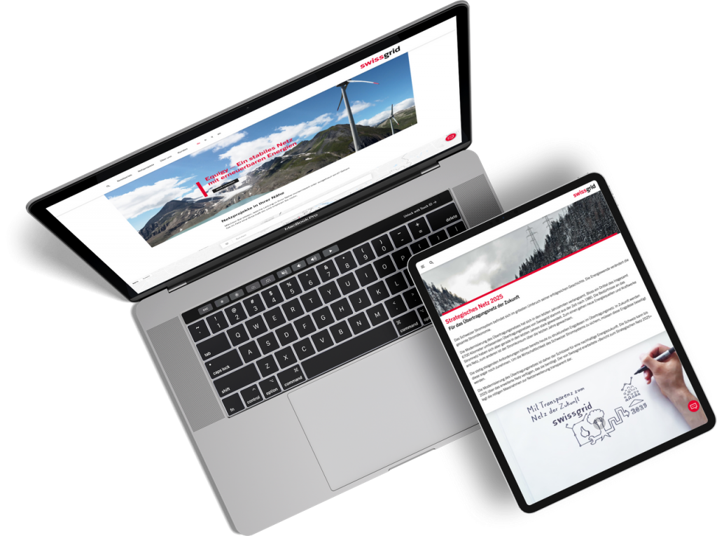 Swissgrid Relaunch on Adobe Experience Manager - One Inside