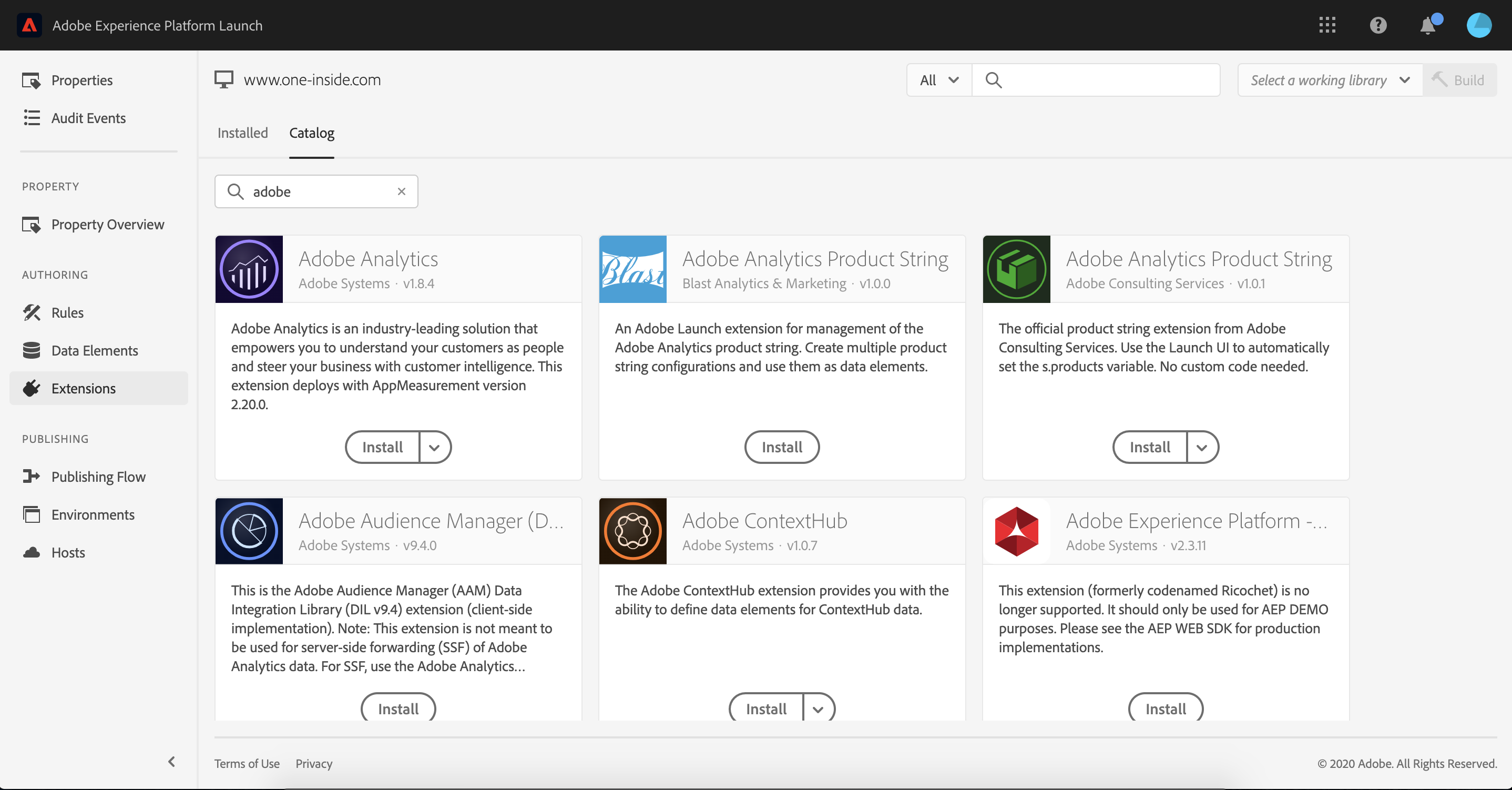 Adobe Launch: Next-generation tag management - One Inside